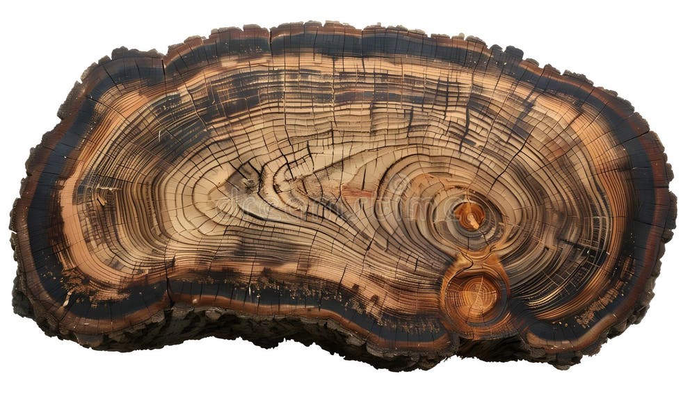 Wood log cut out stock illustration. Illustration of closeup - 323820984