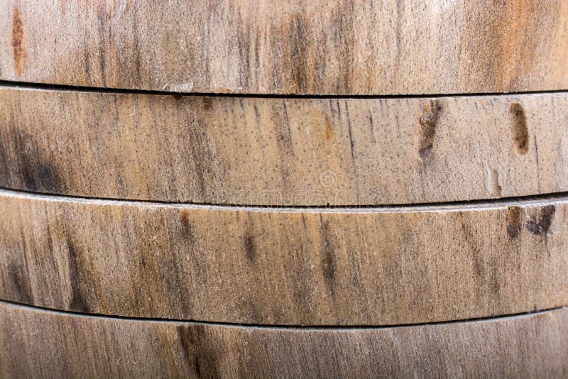 Wood Logs Cut in Round Thin Pieces Stock Illustration - Illustration of ...