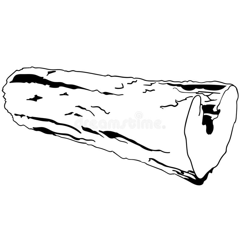 Wood Log Illustration by Crafteroks Stock Vector - Illustration of ...