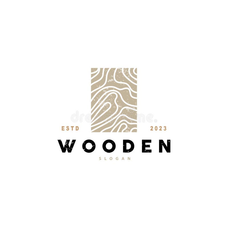Wood Logo, Wood Fiber Bark Layer Vector, Tree Trunk Inspiration ...