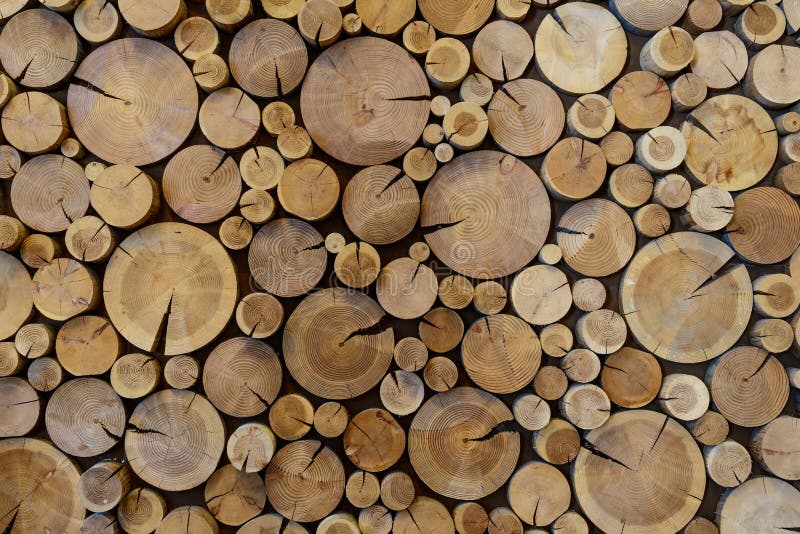 Wood logs background stock image. Image of lumber, round - 38802717