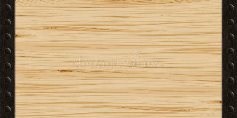 Wood and metal texture stock vector. Illustration of steel - 190052092