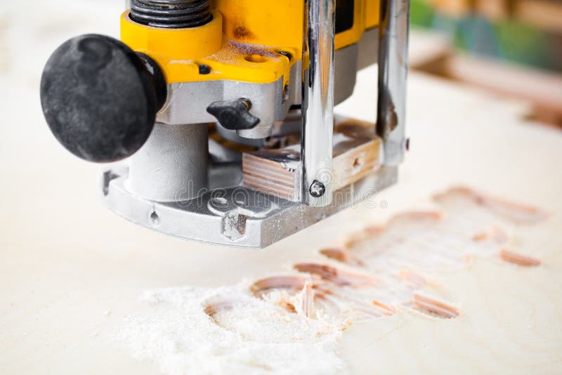 Wood milling machine stock image. Image of vertical, technology - 56381647