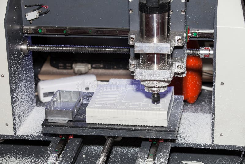 Wood milling machine stock image. Image of operative - 81690509