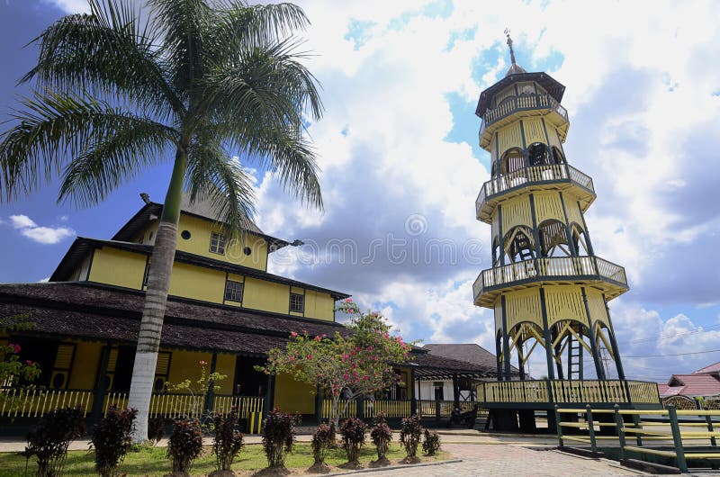 Wood Mosque stock image. Image of historical, minaret - 24981371