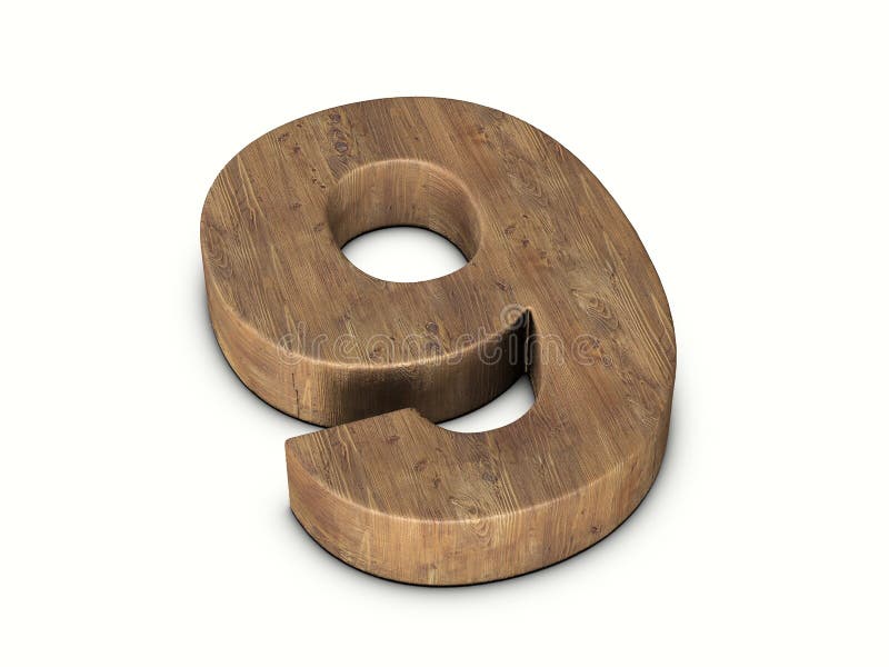 Number nine on chalkboard stock vector. Illustration of symbol - 168963486