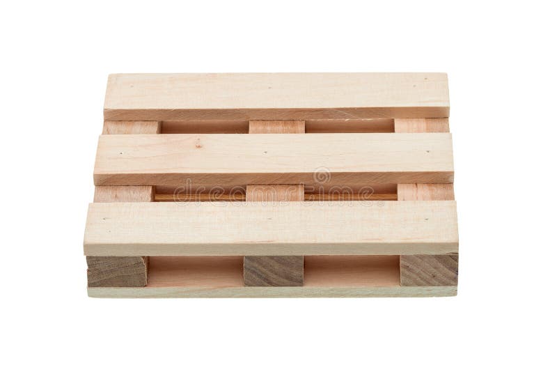 Wooden Pallet Front View Isolated White Background Stock Photos - Free ...