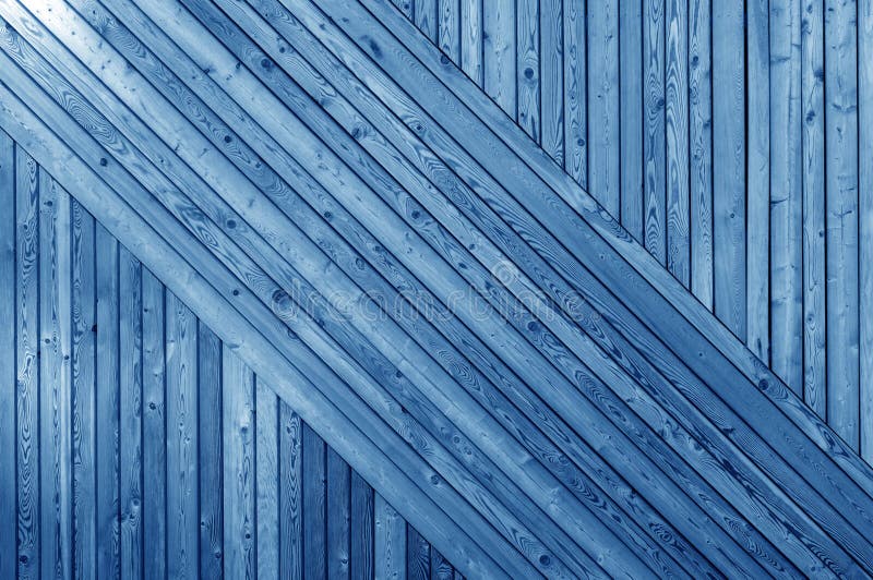 Wood Panel Wall Made of Pine Boards in Navy Blue Color Stock Image ...