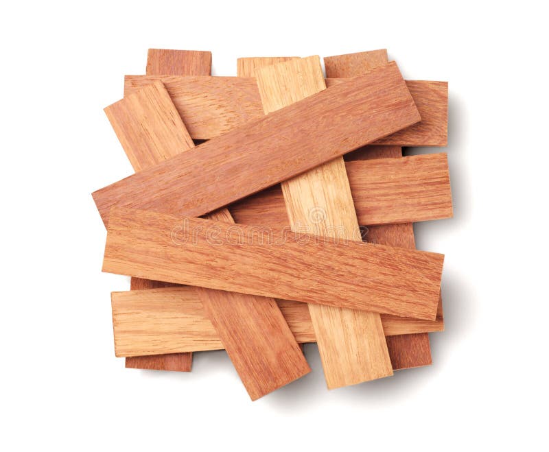 Wood Parquet Pieces stock photo. Image of plank, isolated - 64311080
