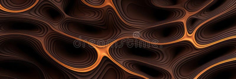 Wood Pattern As Fractals Repeating , Generated by AI Stock Image ...
