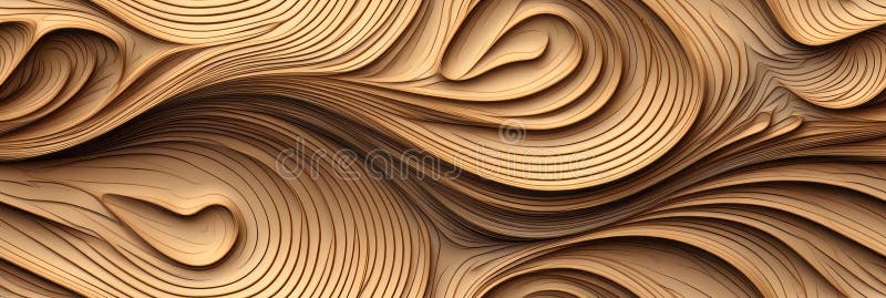 Wood Pattern As Fractals Repeating , Generated by AI Stock Photo ...