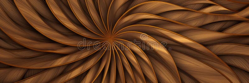 Wood Pattern As Fractals Repeating , Generated by AI Stock Image ...
