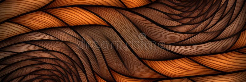 Wood Pattern As Fractals Repeating , Generated by AI Stock Photo ...