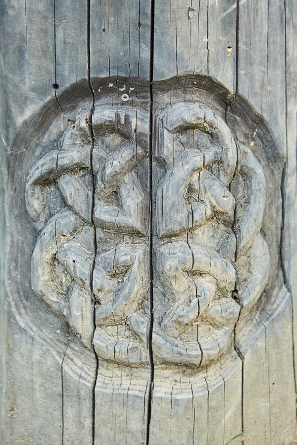 Wood Pattern Decorative Bas-relief on the Surface Stock Image - Image ...