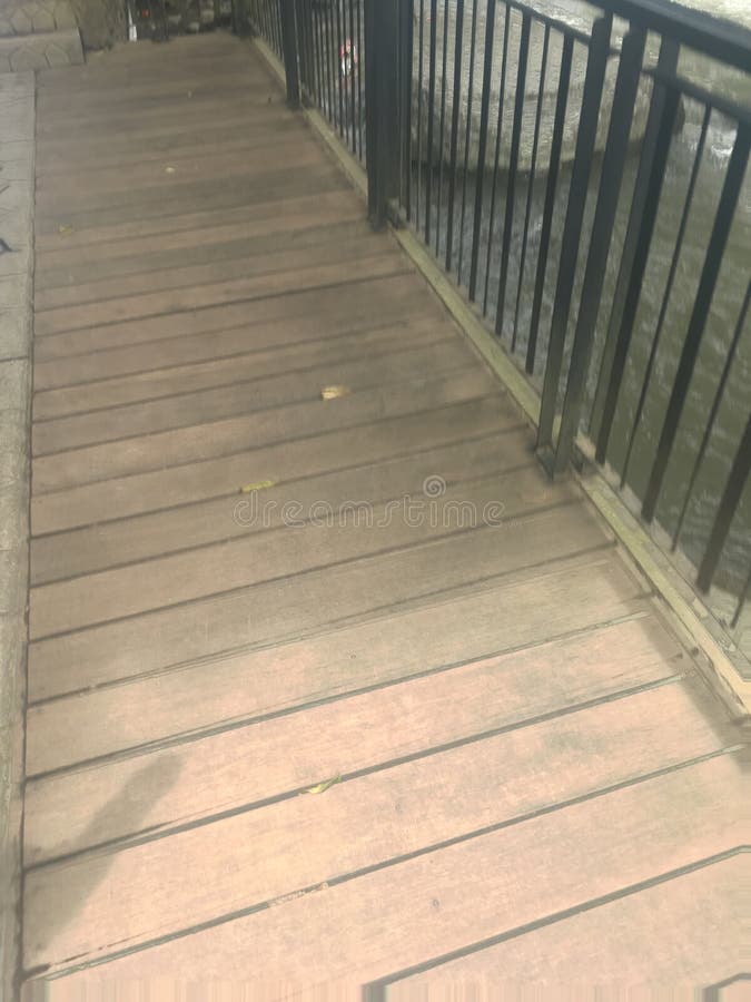 Wood pedestrian road stock photo. Image of rive, cross - 201155894