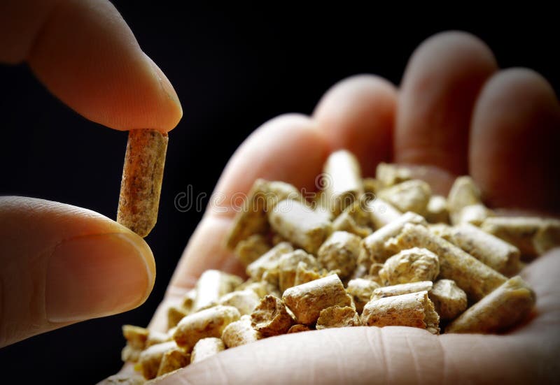 Wood pellets stock image. Image of fuel, environment - 18170075