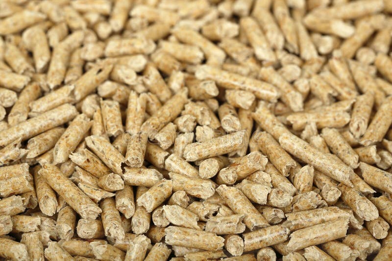 Wood pellets stock image. Image of wood, stove, macro - 37718395