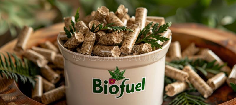 Wood Pellets Container Branded As Biofuel for Environmentally Friendly ...