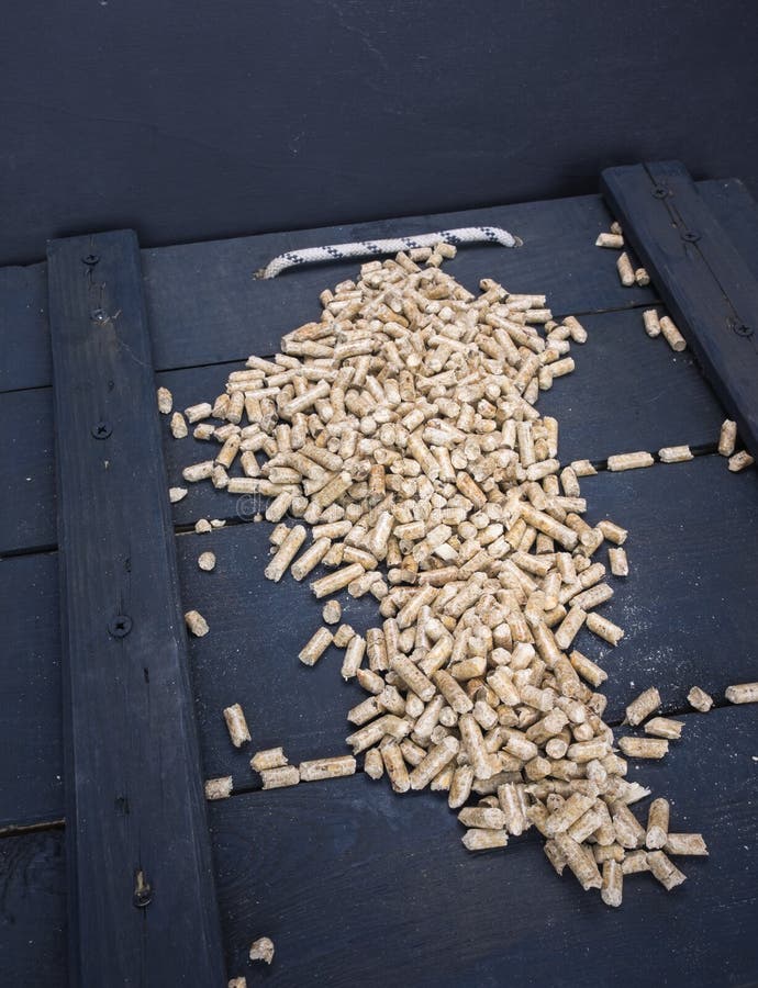 Wood pellets stock image. Image of friendly, heating - 56406211