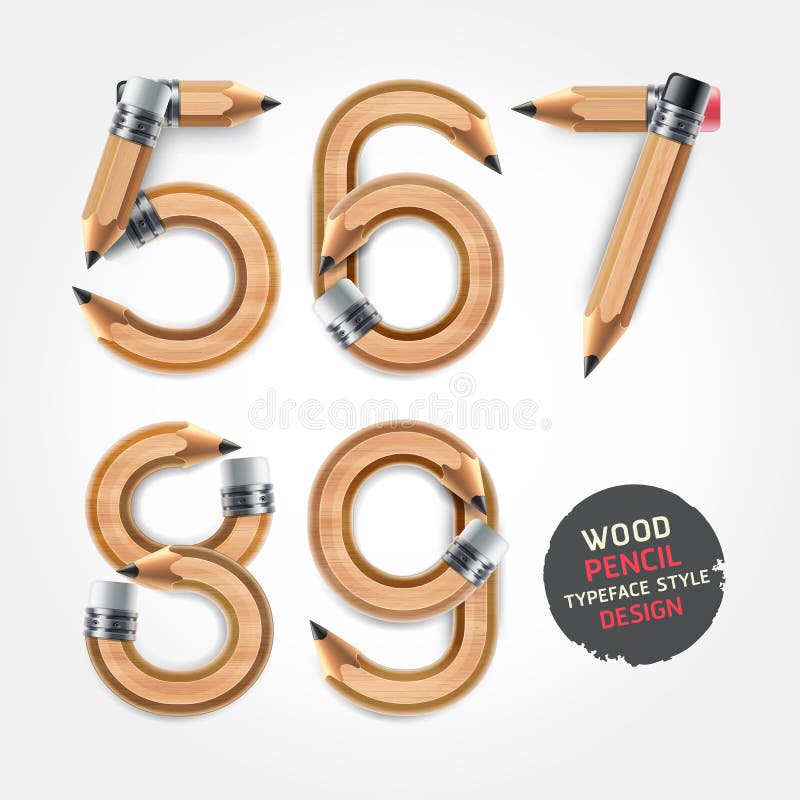 Education Pencil Infographics Step Option. Stock Vector - Illustration ...