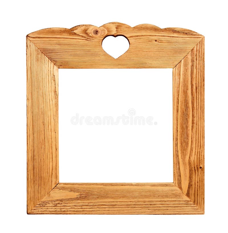 Rustic Wood Frame, Front and Back Stock Photo - Image of reclaimed ...