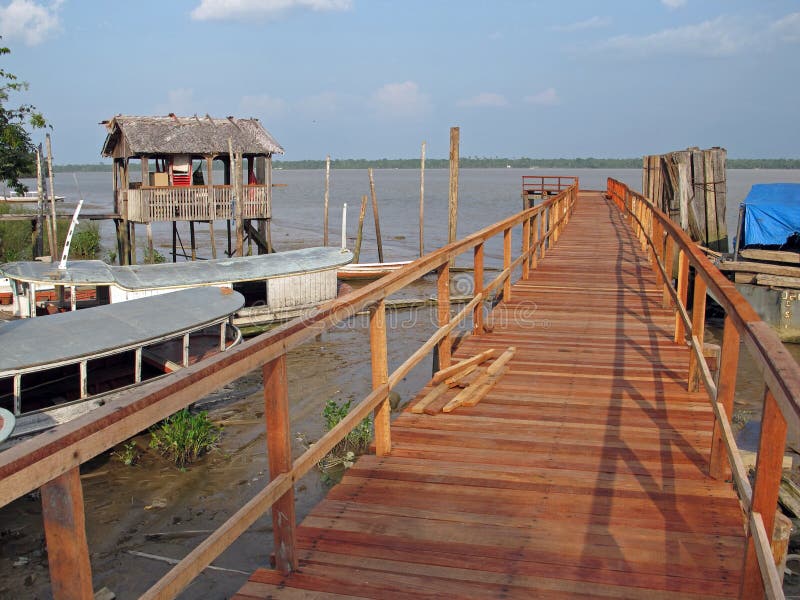 Wood pier stock photo. Image of boats, country, coast - 16208618