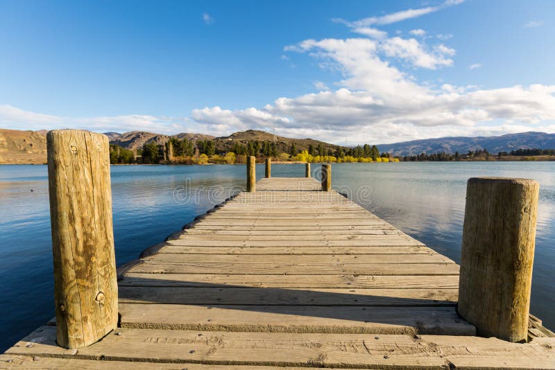 Wood pier stock image. Image of clear, recreation, outdoor - 59579293