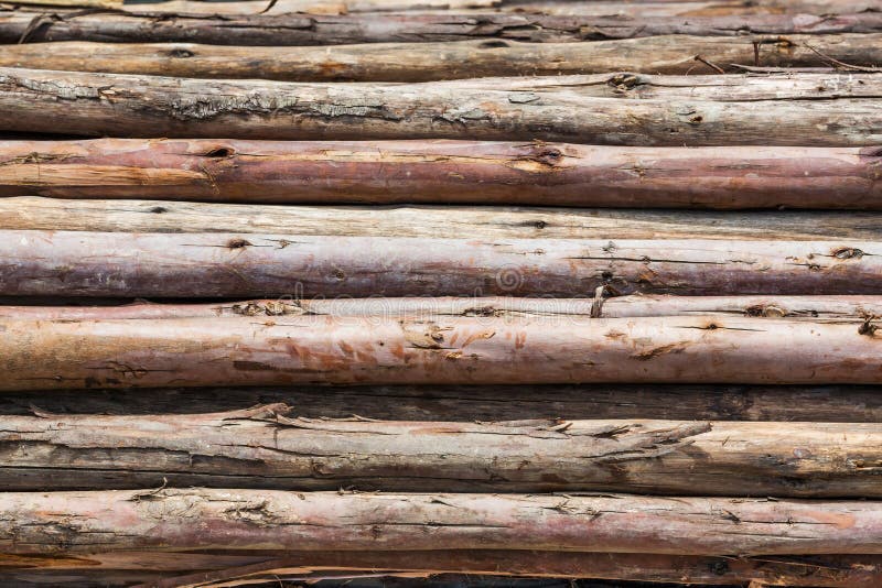 Wood pile stock photo. Image of bark, stack, brown, construction - 33655982