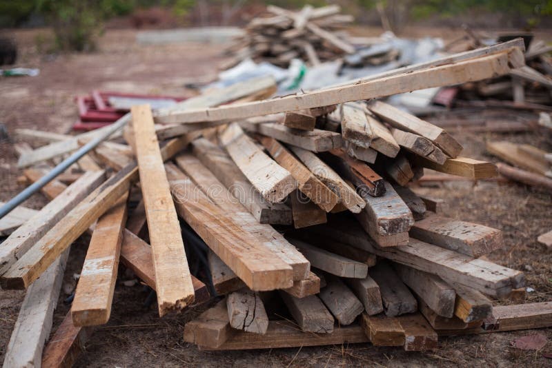 Wood pile stock image. Image of drop, disastrous, construction - 69194513