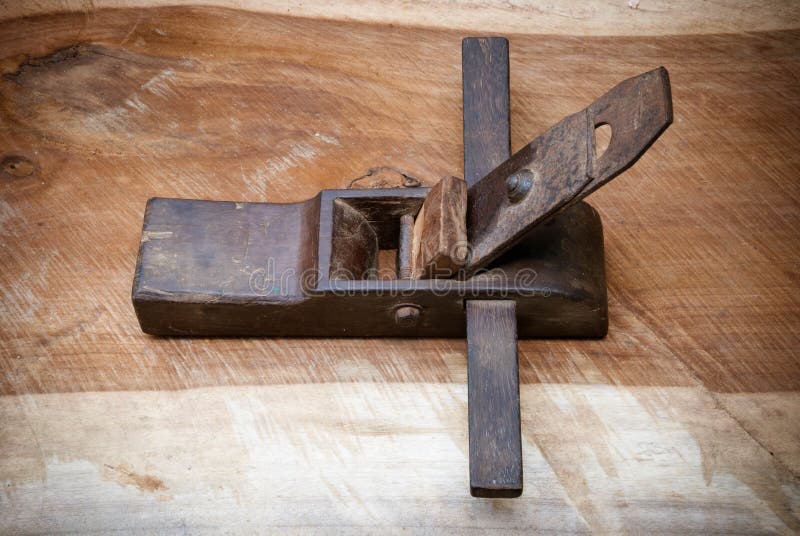 Wood plane tool stock image. Image of lumber, piece, curl - 50504735