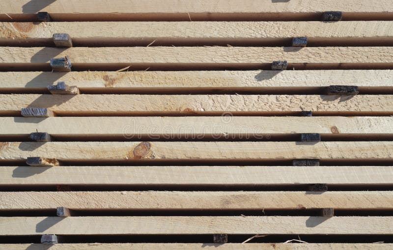 Wood Plank Stack Construction Material Stock Image - Image of wooden ...
