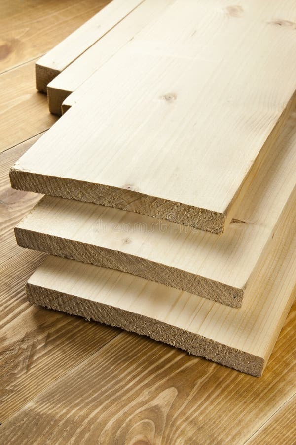 Stack of Wood Planks for Construction Buildings Stock Photo - Image of ...