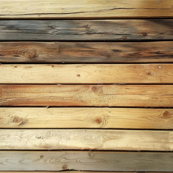 Wood Planks Create a Rustic Pattern and Aged Appearance Theme Stock ...