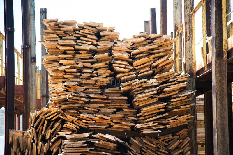 Wood planks stacked stock image. Image of hardwood, stack - 101473639
