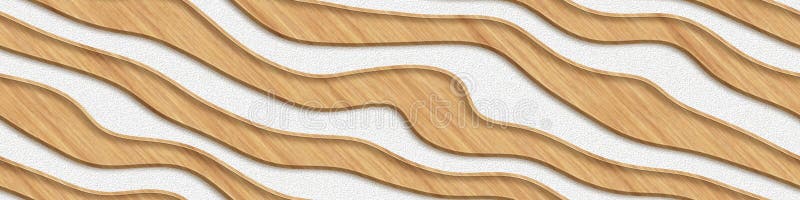 Wood and Plaster Seamless Texture with Waves Pattern, Mosaic Texture ...