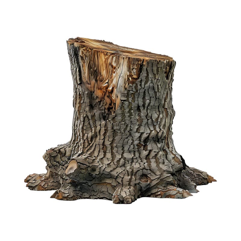 Wood Podium Trunk on Transparent Background - Ai Generated Stock ...