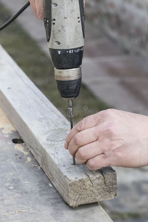 Wood Processing with Different Tools. Stock Photo - Image of business ...