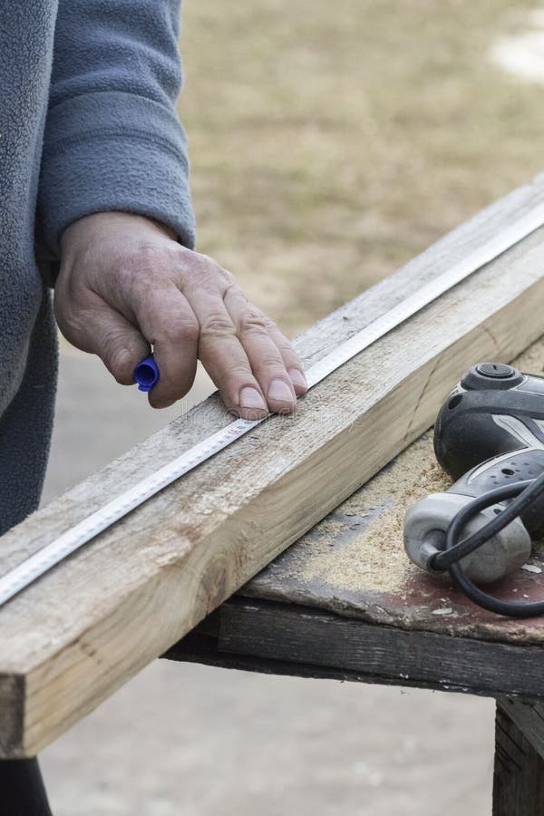 Wood Processing with Different Tools. Stock Photo - Image of machine ...