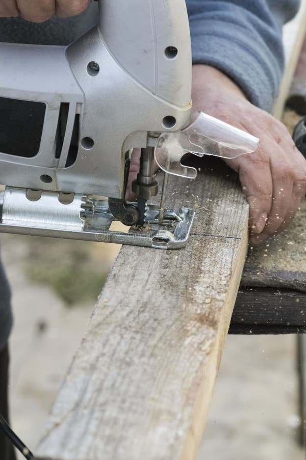 Wood Processing with Different Tools. Stock Photo - Image of industry ...