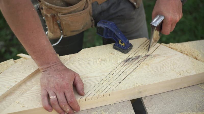 Wood processing stock video. Video of business, handmade - 296056369