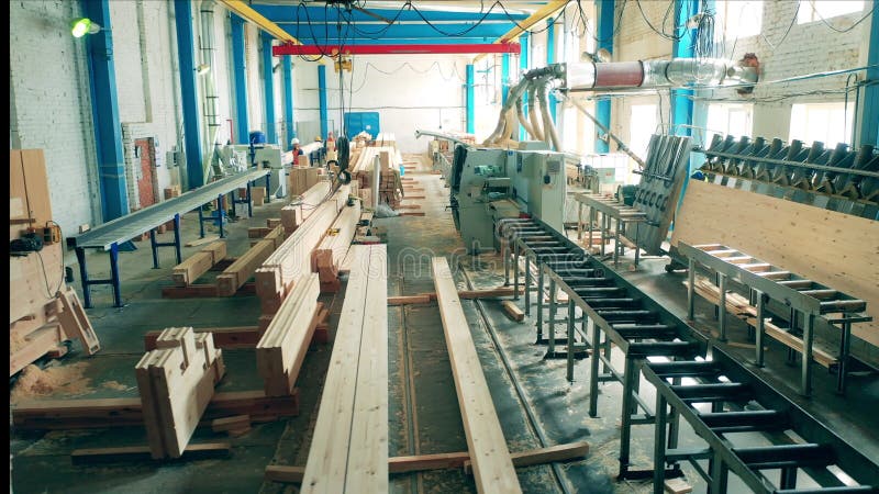 Wood Processing with Oak Stain Stock Footage - Video of construction ...