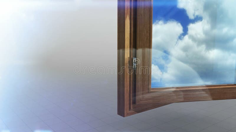 Wood Profile Cut Animation Grows into Complite Window White Stock Video ...