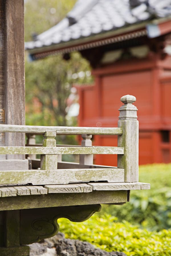 Wood Railing at Senso-ji Temple Stock Photo - Image of wood, japan ...