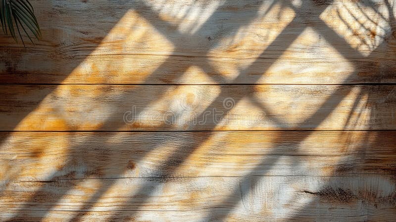 Wood with Reflection of Shadow on Light Background Stock Photo - Image ...