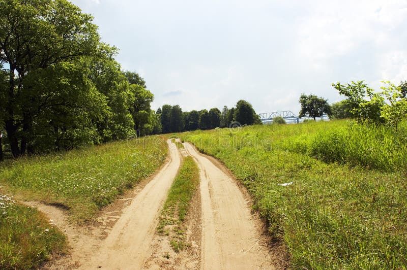 Wood road stock image. Image of lush, area, lane, foliage - 5832635
