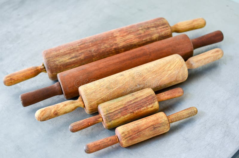 Wood roller stock image. Image of handle, space, cuisine - 69315675