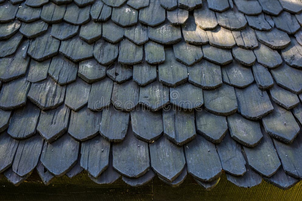 Wood Roofing Pattern Detail Stock Photo - Image of cedar, board: 82219834