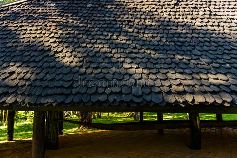 Old wood roofing pattern stock image. Image of pattern - 47687151