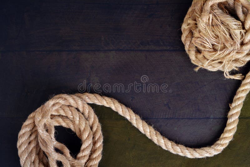 Rope Wood Invitation Flower Border