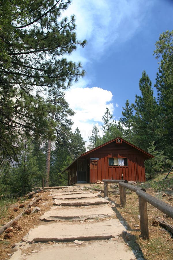 Wood Rustic Building in Beautiful Setting Stock Photo - Image of aged ...